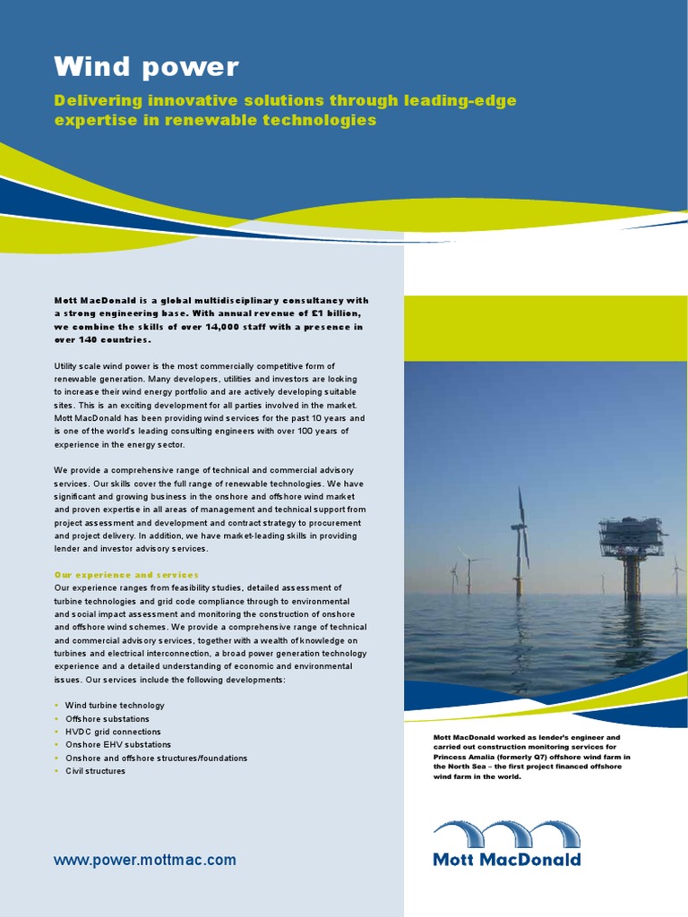 Wind Energy | PDF | Wind Power | Offshore Wind Power
