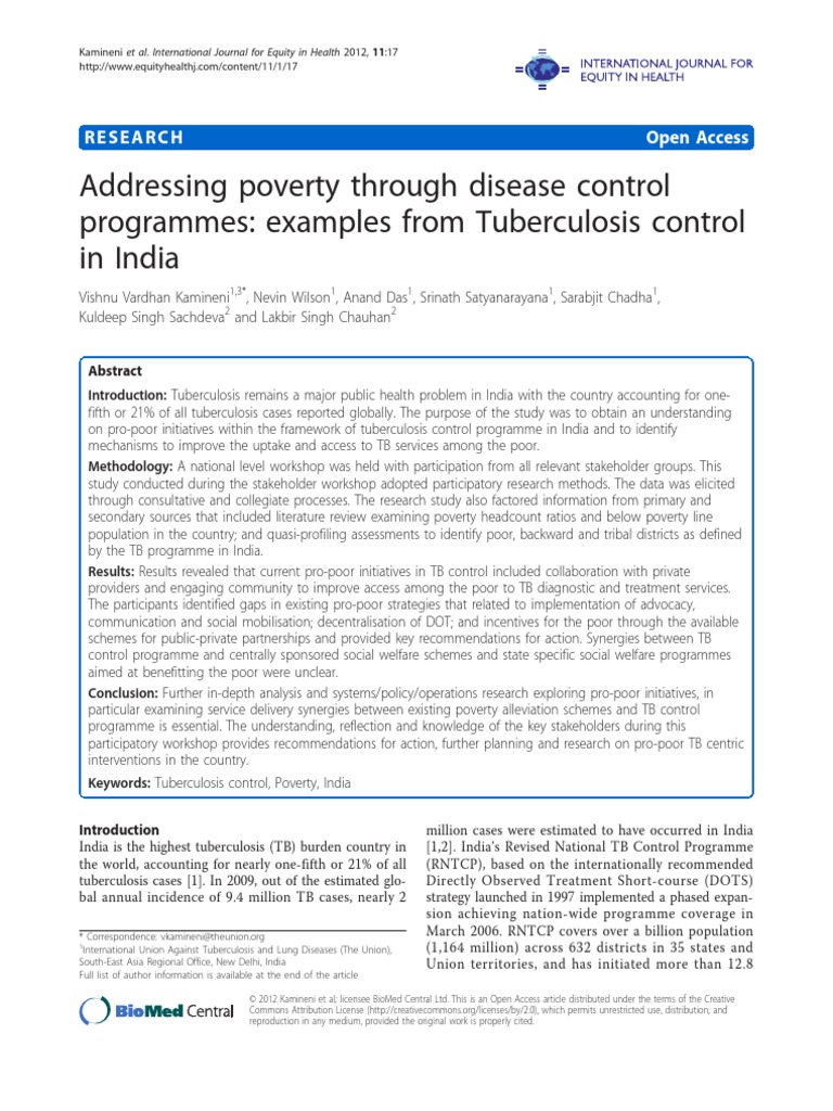 Disease Control Examples From TBC | PDF | Health Sciences