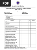 Homeroom Guidance Learner's Development Assessment (JHS) | PDF ...