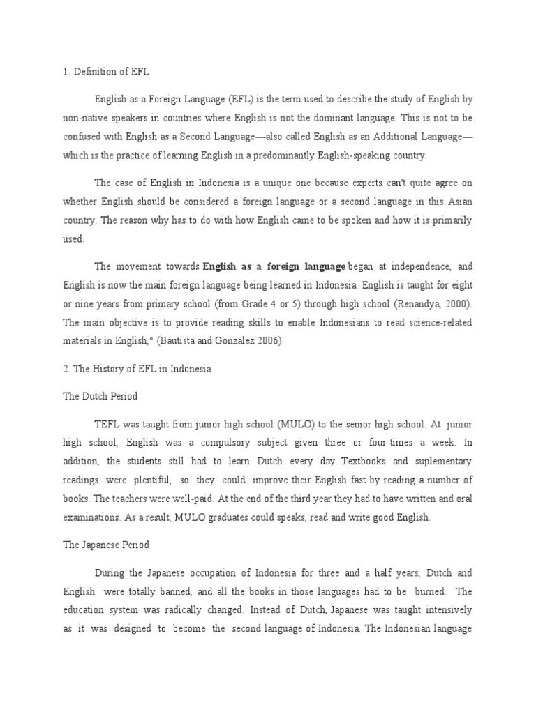 Chapter II of EFL | PDF | English As A Second Or Foreign Language ...