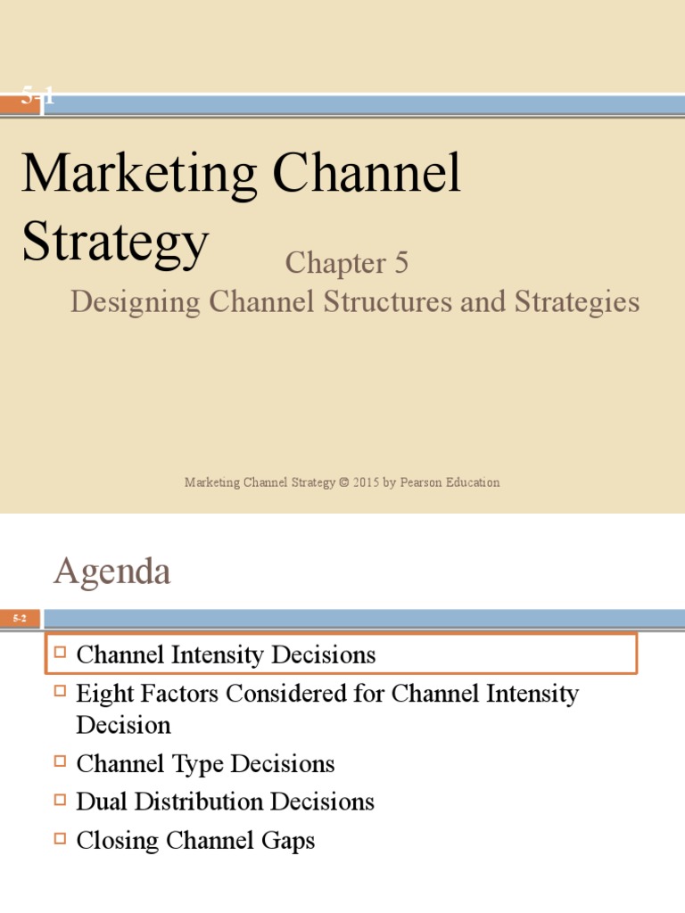 Marketing Channel Strategy: Designing Channel Structures and Strategies ...