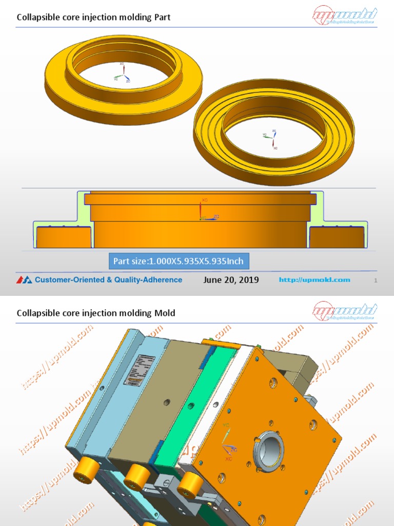 Collapsible Core Injection Molding Guide | PDF | Design | Industrial ...