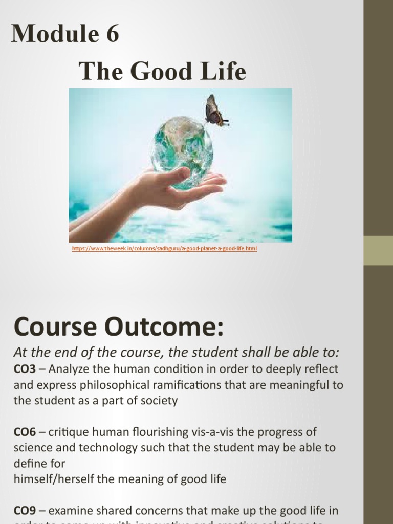 Chapter VI The Good Life | PDF | Happiness | Psychology