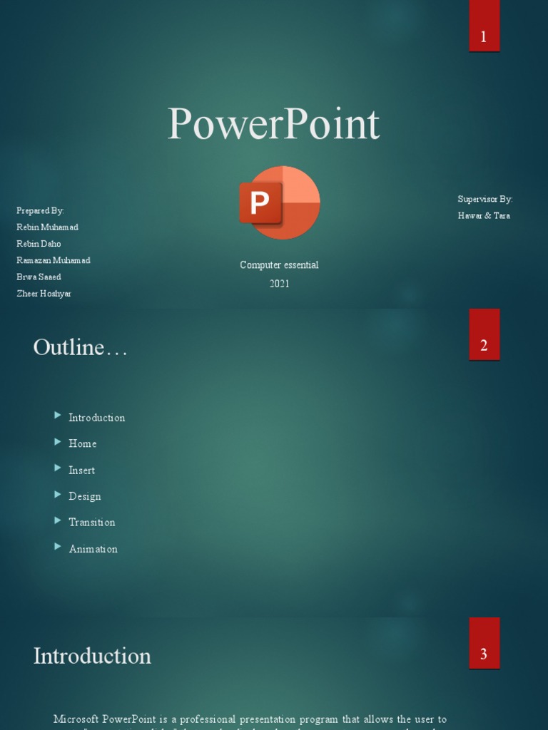 Powerpoint: 2021 Computer Essential | PDF | Microsoft Power Point ...