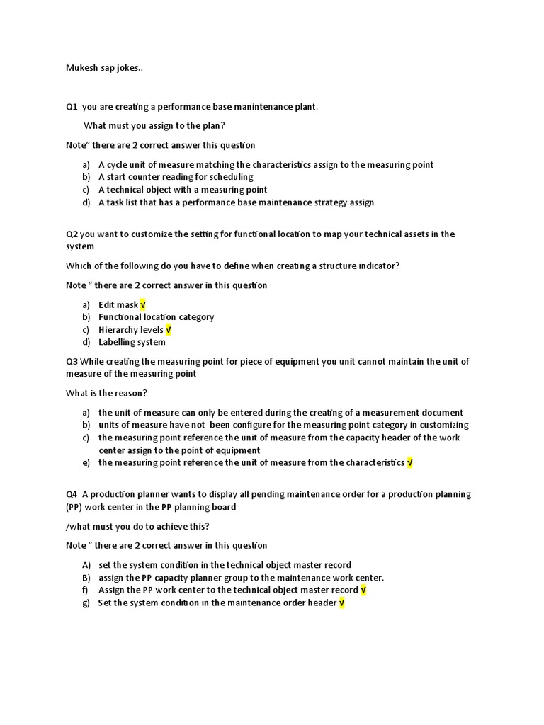 Mukesh Sap Jokes | PDF | Parameter (Computer Programming) | System