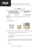 Atomic Packing Fraction | PDF | Crystal Structure | Crystallography