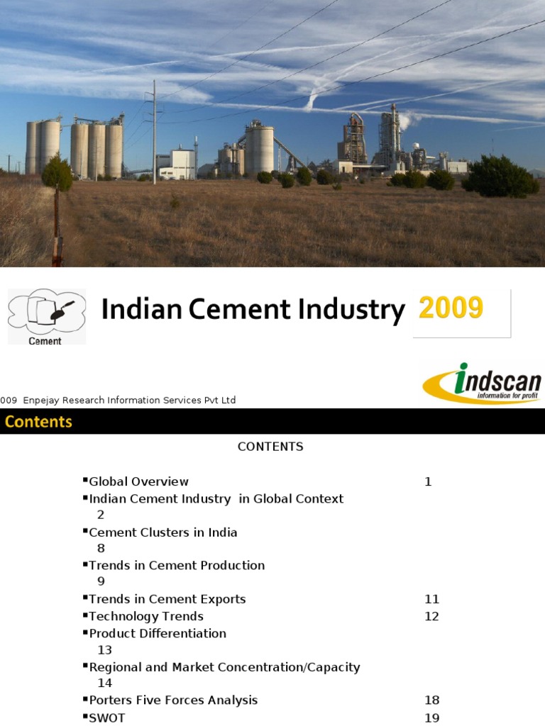 Cement Report Sample | PDF | Cement | Economies