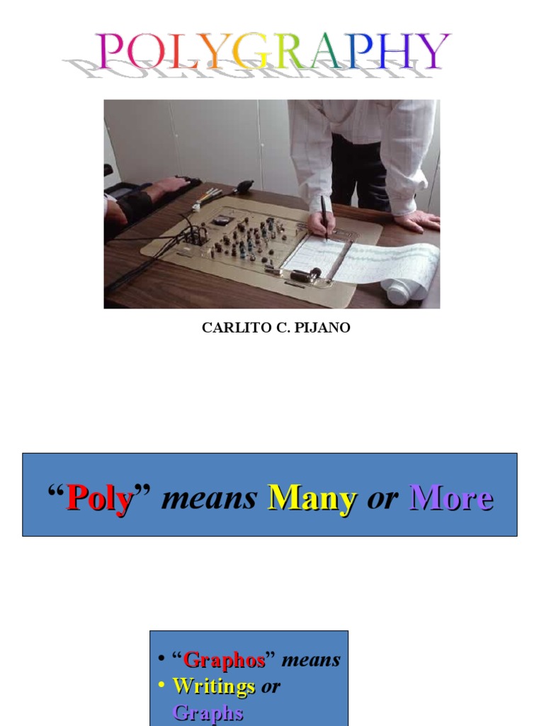 Understanding Polygraphy & Deception | PDF | Polygraph | Deception