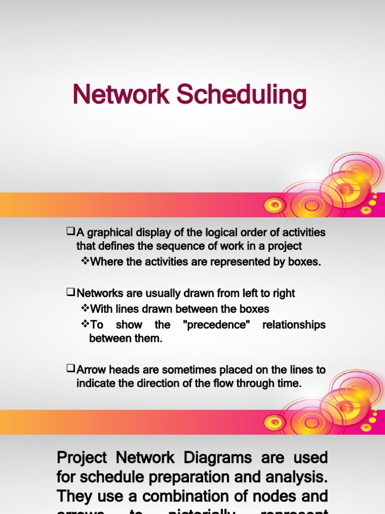 Network Scheduling | PDF | Systems Engineering | Computer Engineering