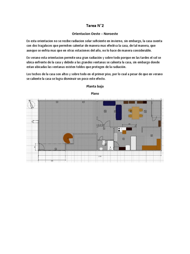 Tarea N2. Planos de La Casa | PDF