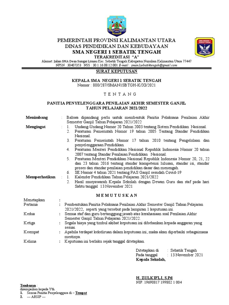 SK Uas Ganjil 2021-2022 | PDF