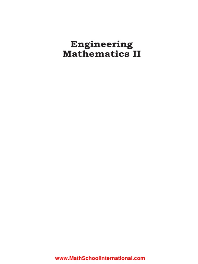 Engineering Mathematics II T Veerarajan | PDF | Matrix (Mathematics ...