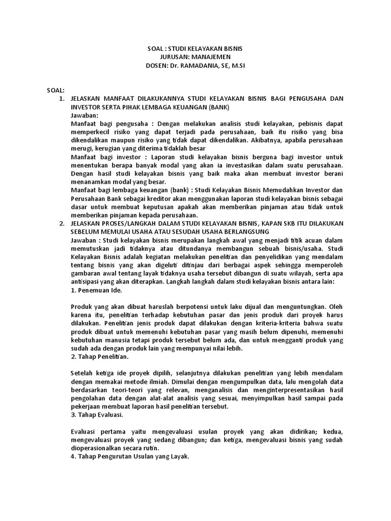 0.soal Uas SKB Des 2020-1 | PDF | Pengelolaan Keuangan & Uang