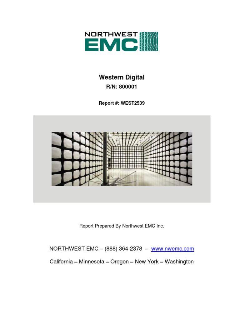Ce World Cispr Report West2539 RN 800001 | PDF | Electromagnetic ...