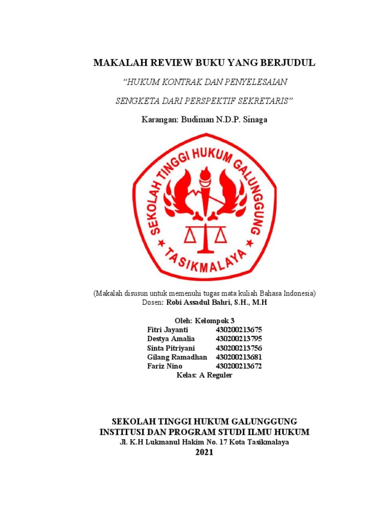Makalah Review Buku Kel.3 | PDF