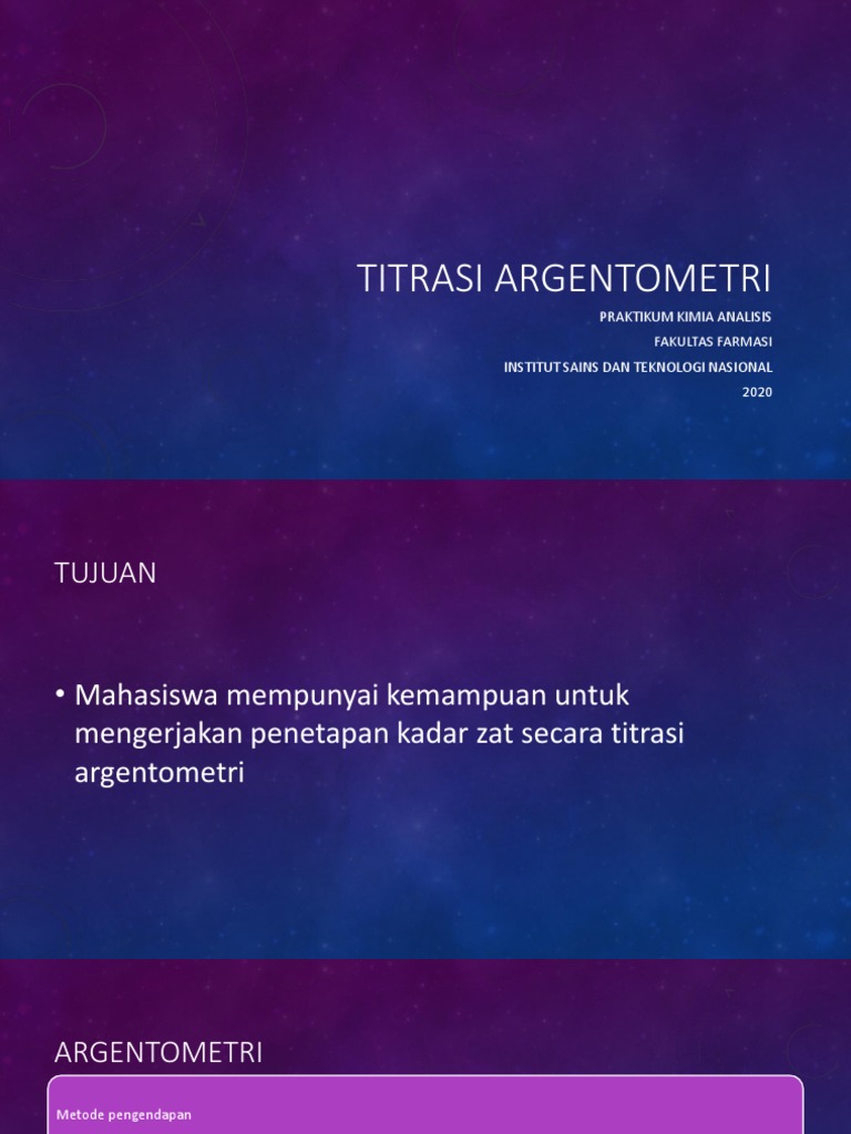 Titrasi Argentometri | PDF