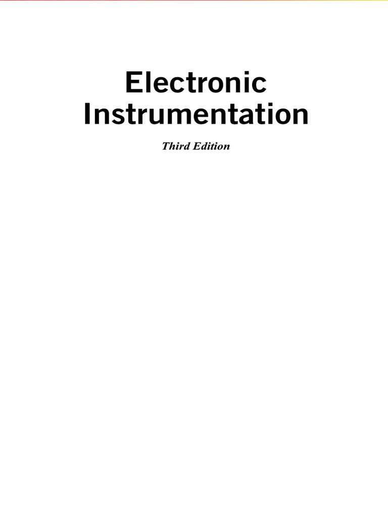 H S Kalsi Electronic Instrumentation 3e PDF F | PDF | Accuracy And Precision | Observational Error