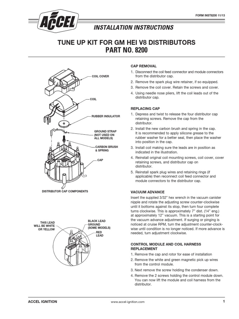 Acc 8200 | PDF | Distributor | Ignition System