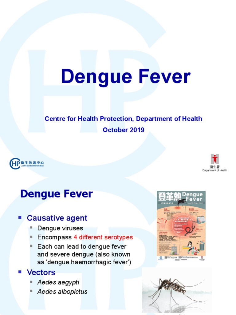 Dengue Fever: Centre For Health Protection, Department of Health ...