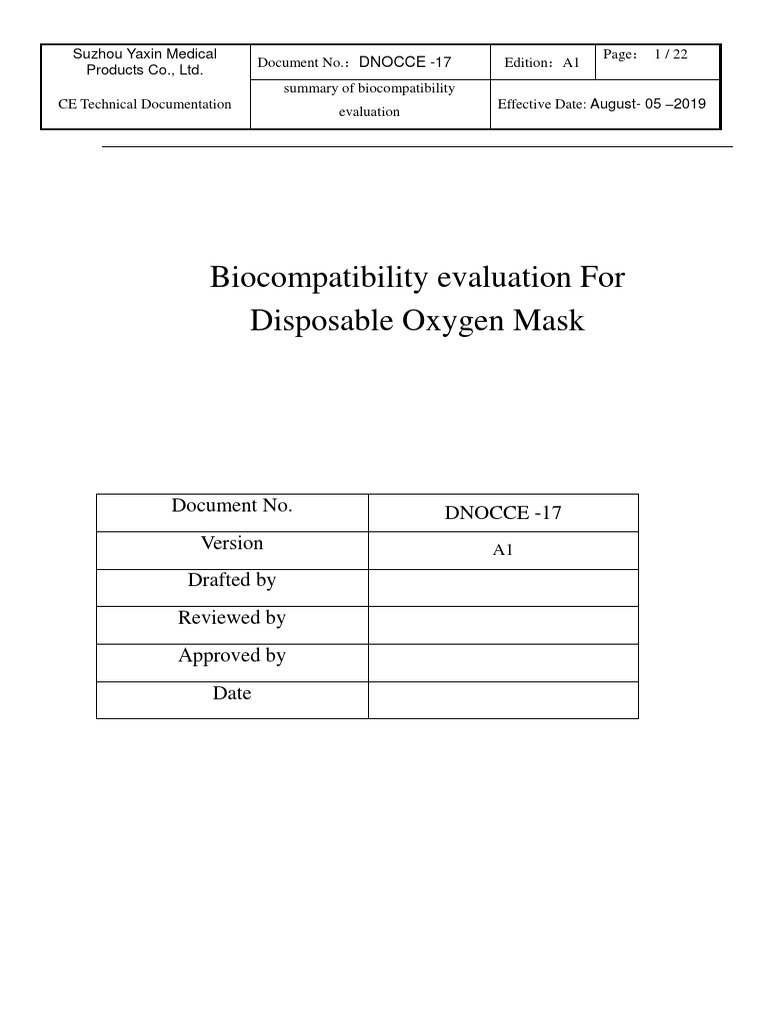 Biocompatibility | PDF | Risk Management | Medical Device