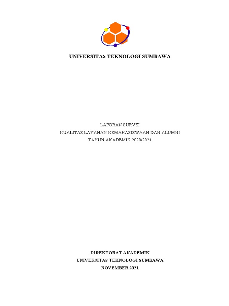Contoh Laporan Survei Bagian Pendidikan Akademik | PDF