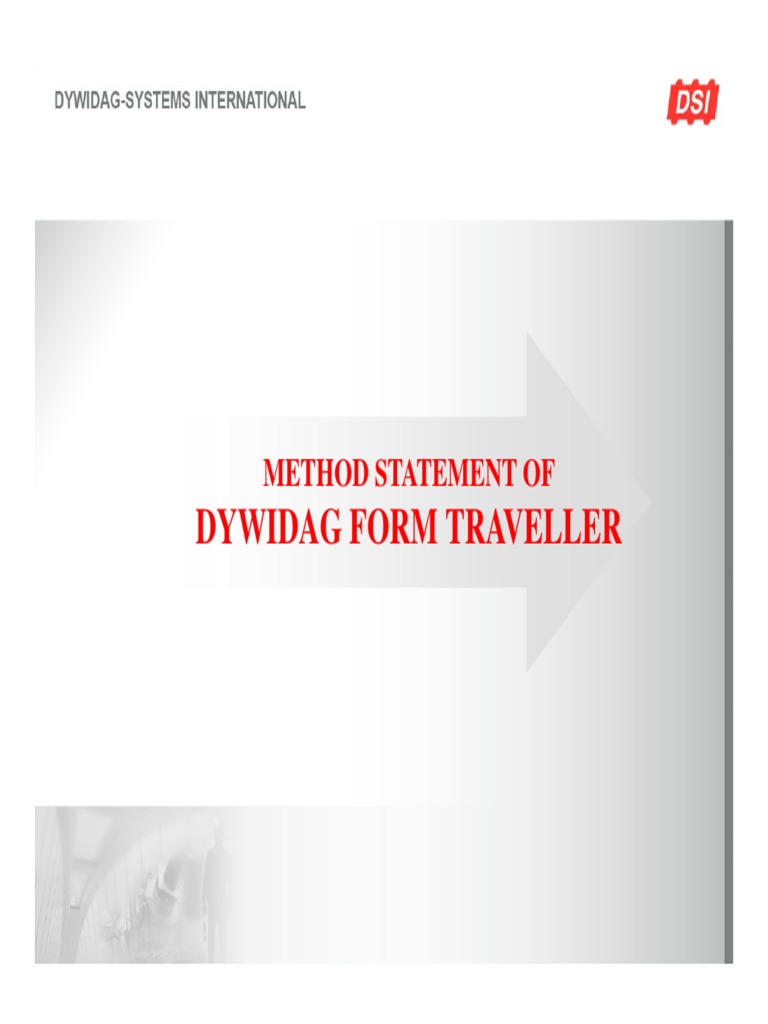 DSI Form Traveler Method | PDF | Composite Material | Architectural Design