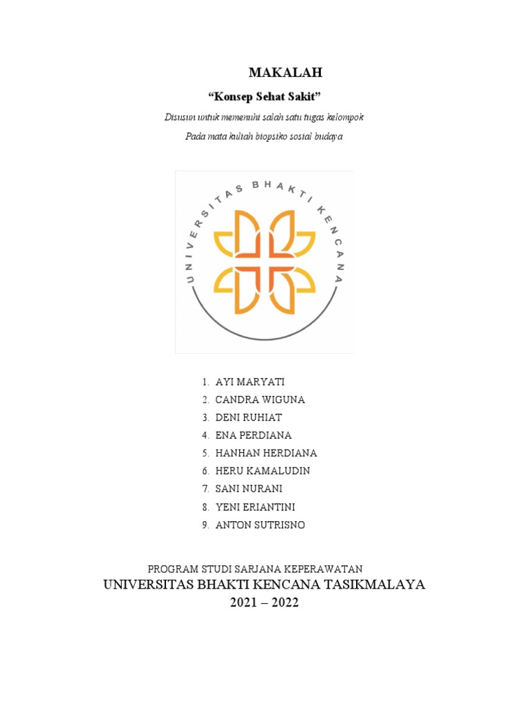 Konsep Sehat Sakit dalam Keperawatan | PDF | Pengembangan Diri