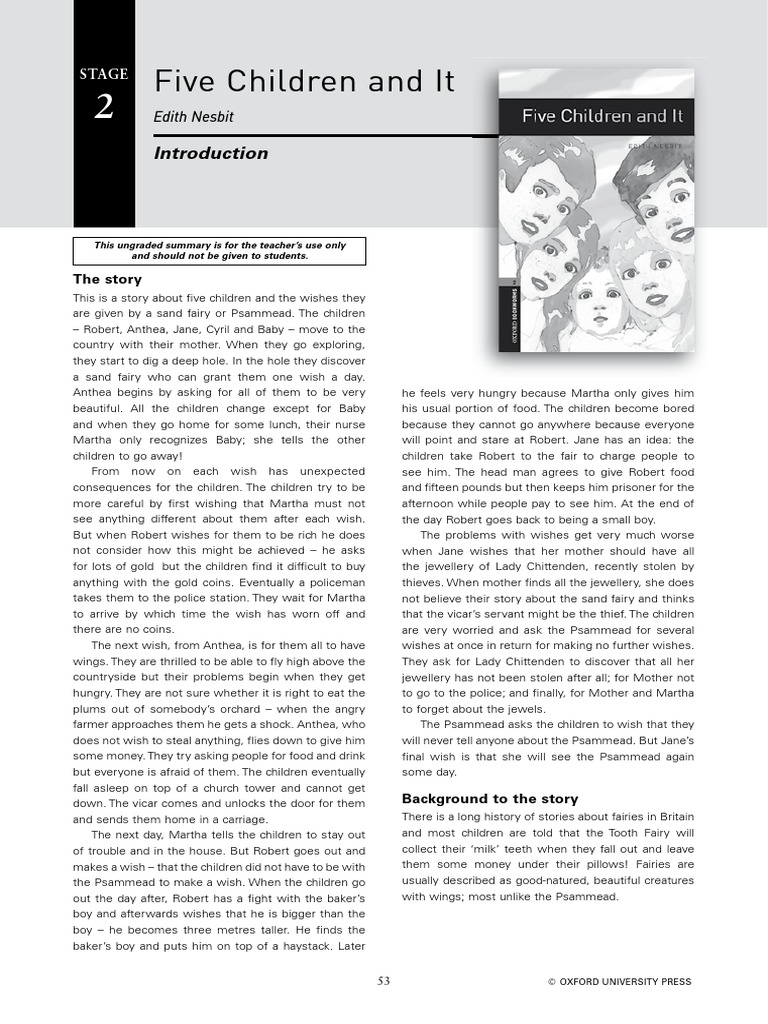 Five Children and It: Edith Nesbit | PDF | Five Children And It