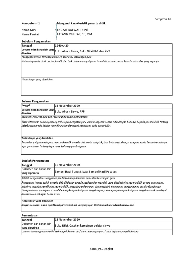 Lamp 1b.1 | PDF | Karier & Perkembangan | Kesehatan Holistik