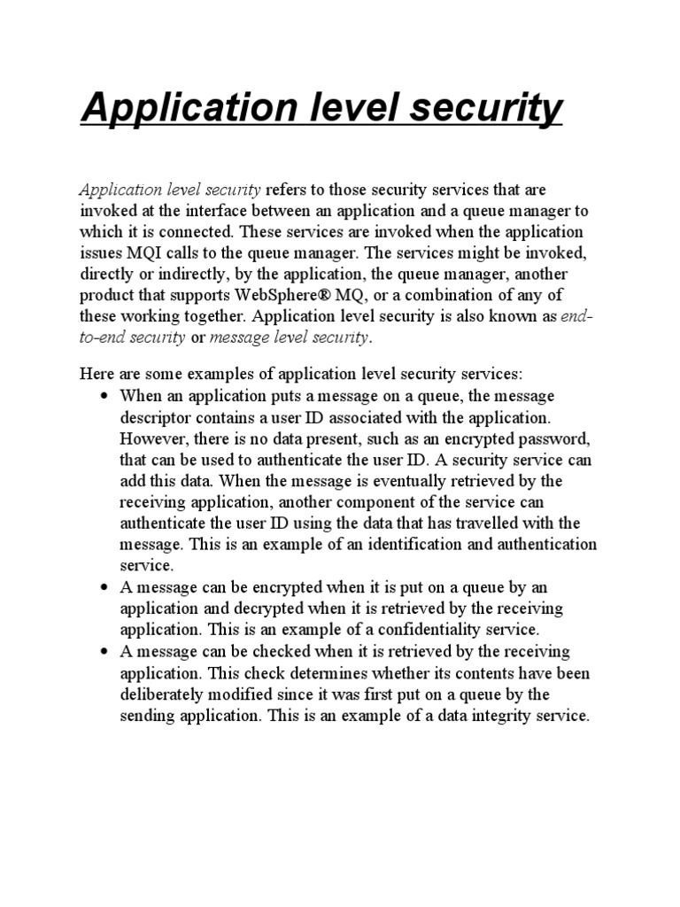 Application Level Security | PDF | Java Script | World Wide Web