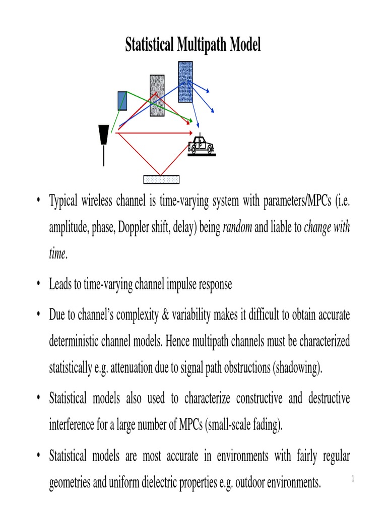 Statistical Channel Modelling | PDF | Telecommunications Engineering ...