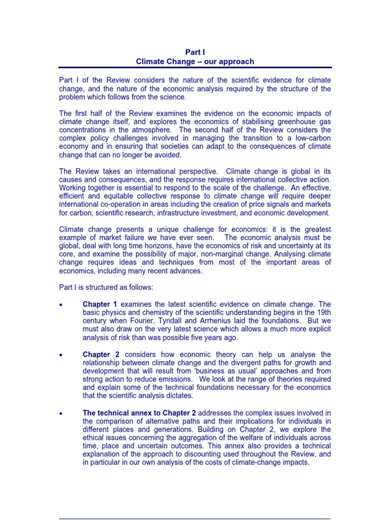 Stern Review Report Part1 | PDF