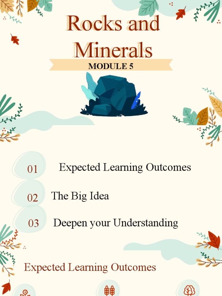 Understanding Rocks and Minerals Basics | PDF | Rock (Geology ...