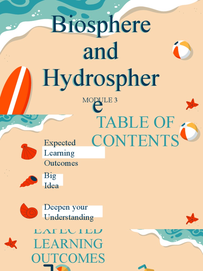 Understanding the Biosphere and Hydrosphere | PDF | Earth | Forests
