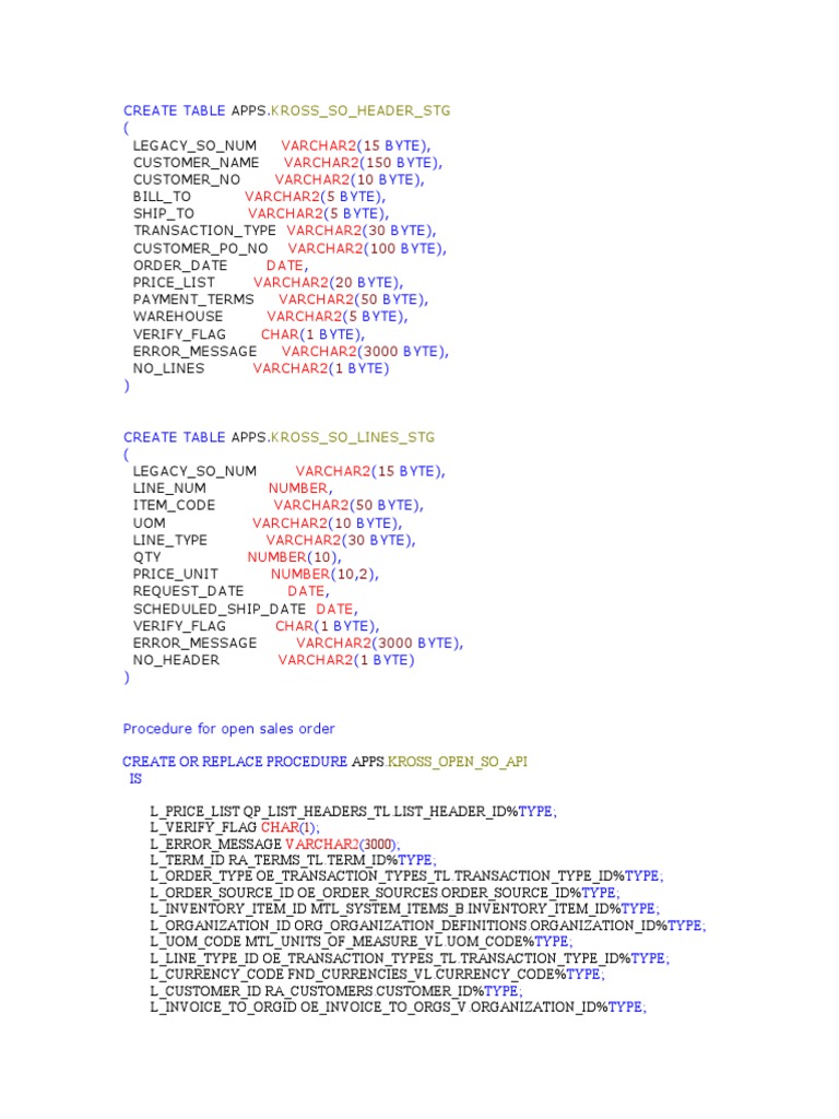 Open Sales Order Procedure Overview | PDF | Computing | Computer Data