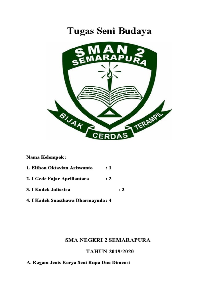 Logo Smadara dalam Seni Rupa 2D | PDF | Seni