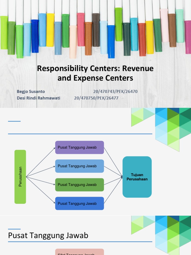 Responsibility Centers - Revenue and Expense Centers | PDF