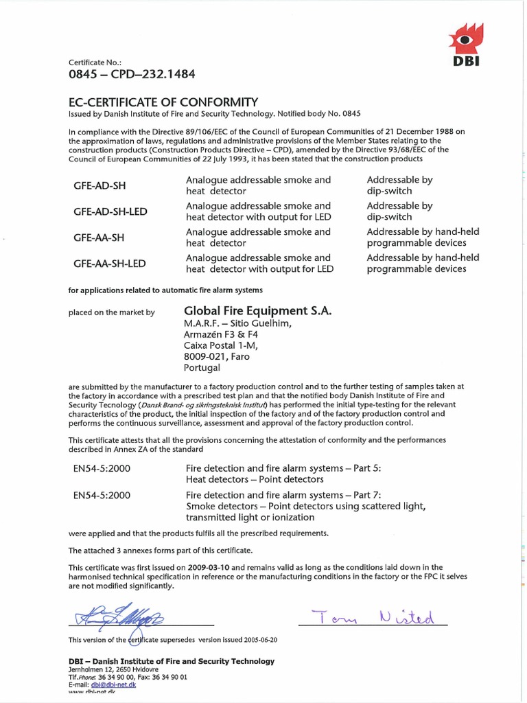 CPD Certificate NB 358D S | PDF
