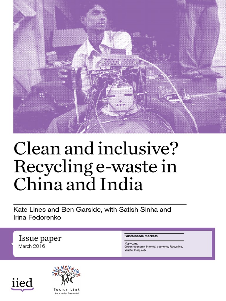E-Waste Recycling in China & India | PDF | Electronic Waste | Recycling