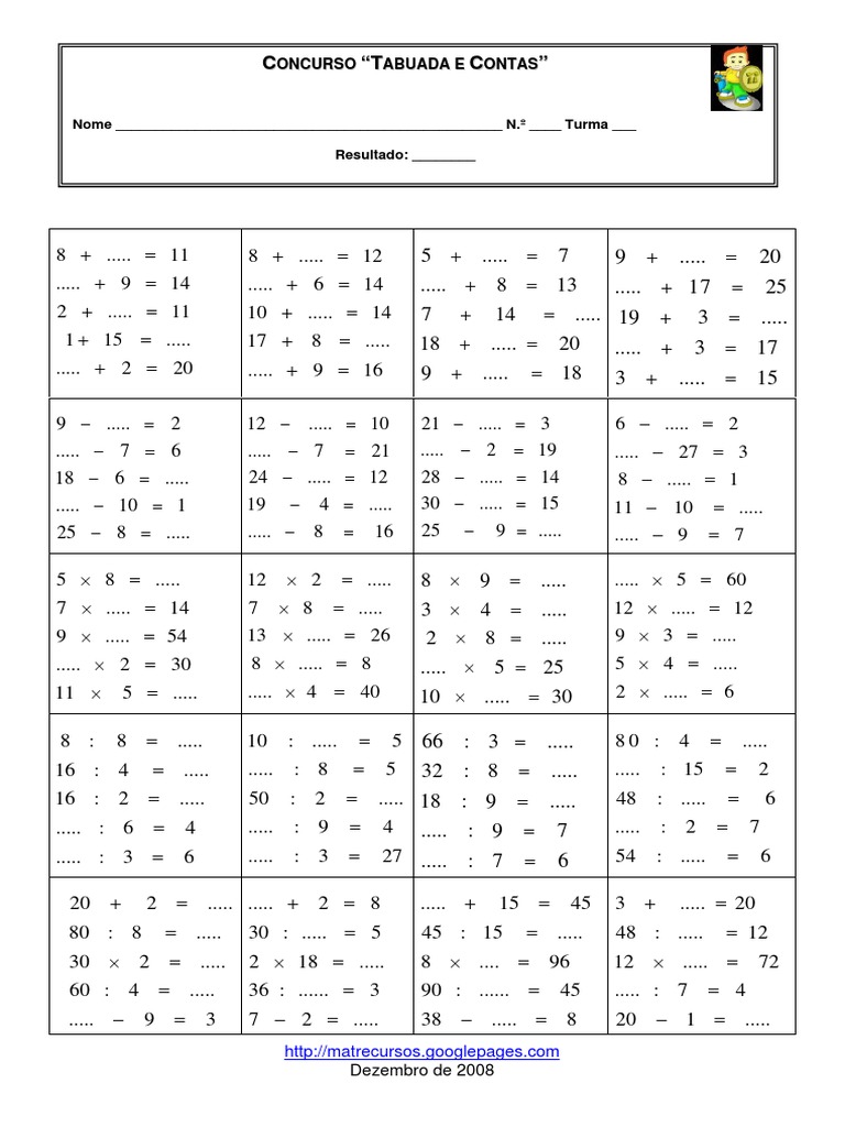 Solving Math Word Problems and Equations: A Document Testing Basic Math ...