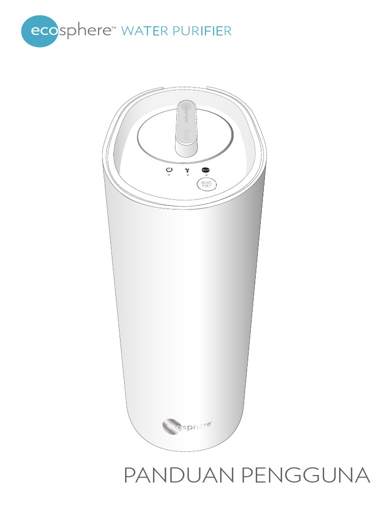 EcoSphereWaterPurifier UserManual Indonesian | PDF