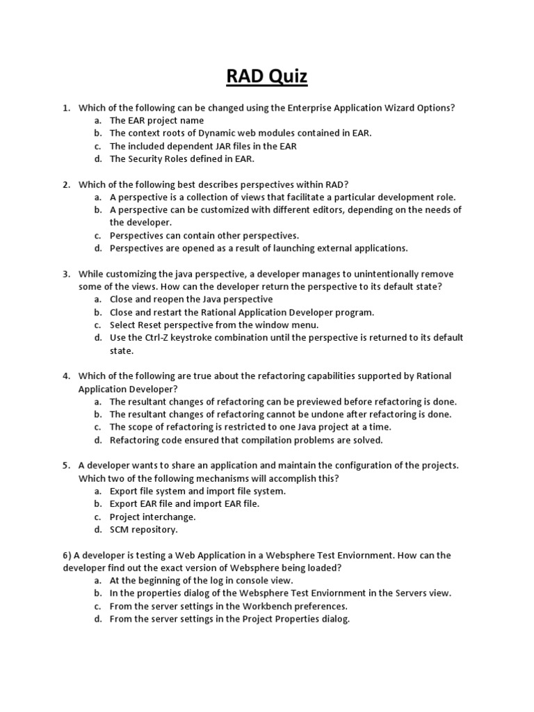 Mastering RAD: An In-Depth Guide to Rational Application Developer ...