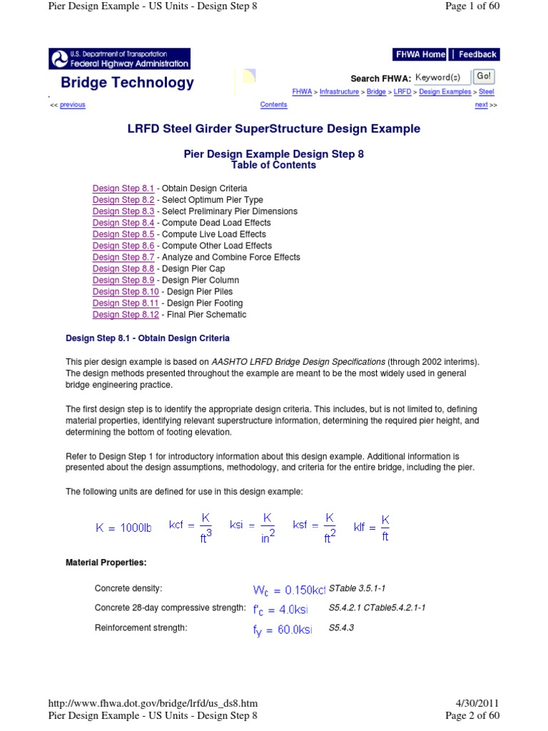 HTTP WWW - Fhwa.dot - Gov Bridge LRFD Us - ds8 | PDF | Thermal Expansion | Force
