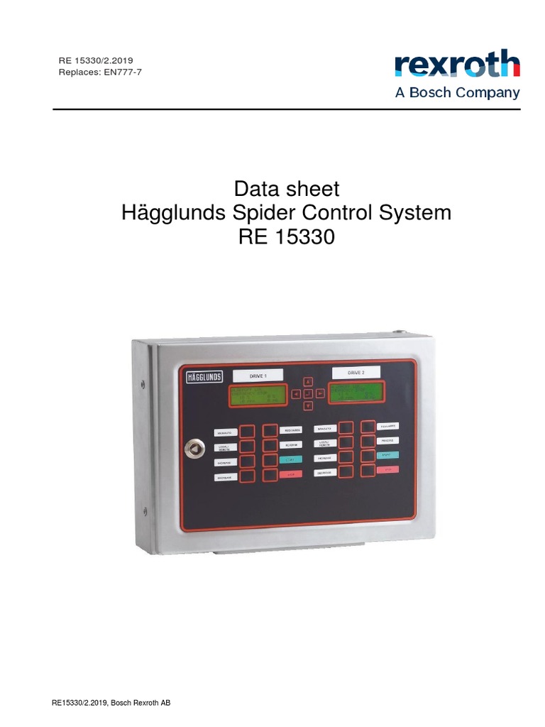 Hagglunds Spider Control System | PDF | Feedback | Input/Output