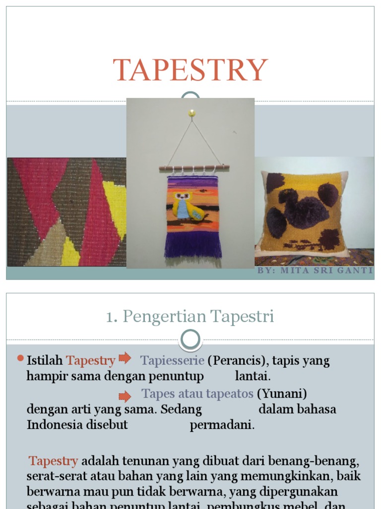Tapestri | PDF | Griya & Taman