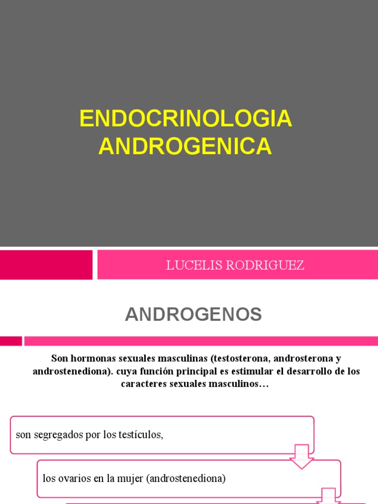 Endocrinologia de Los Androgenos | PDF | Andrógino | Testosterona
