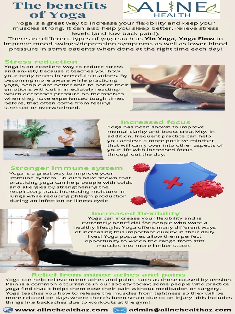 The Benefits of Yoga | PDF | Pain | Flexibility (Anatomy)