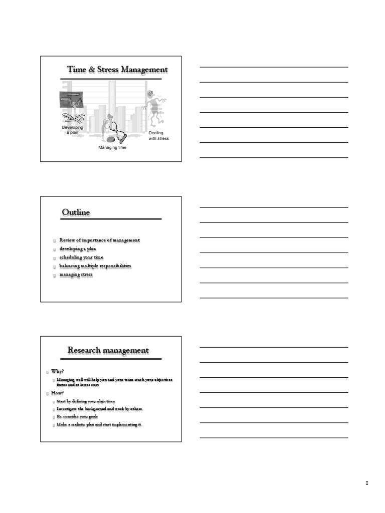 Time and Stress Management Guide | PDF