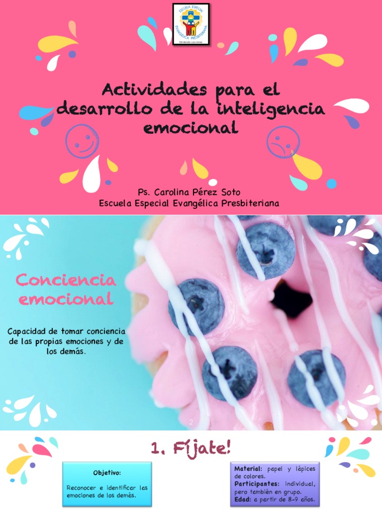 Actividades para Fomentar la Inteligencia Emocional | PDF | Las ...