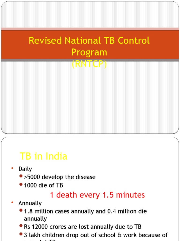 Revised National TB Control Program Overview | PDF | Tuberculosis ...